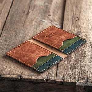 Ranch Wallet Handmade Leather Wallet Card Holder Made With Vegetable ...