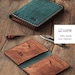 Ranch Wallet Handmade Leather Wallet Card Holder Made With Vegetable ...