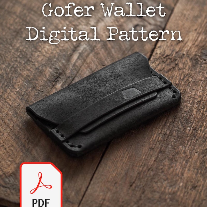 Leather Work Wallet - Etsy UK