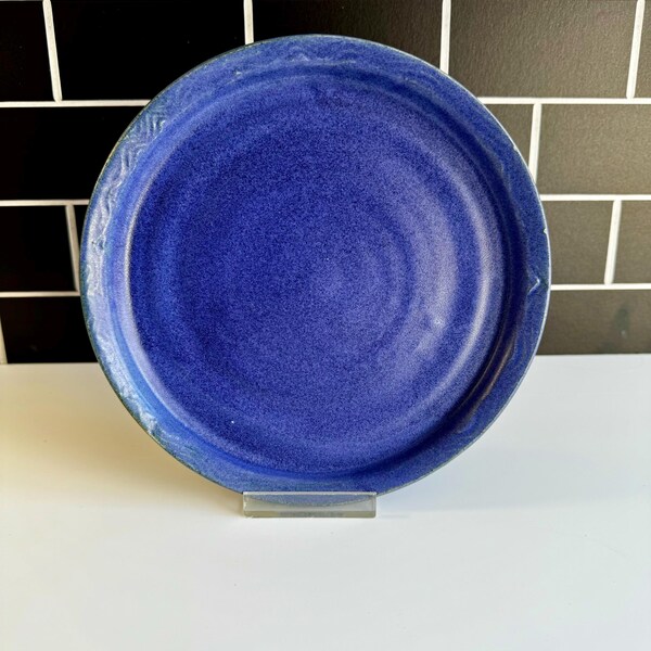 Cobalt Blue Plate - Etsy