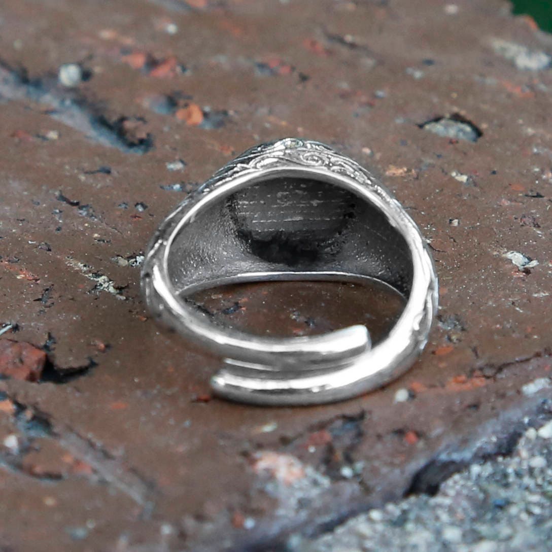 Guan Yin Praying Hand Sterling Silver Ring, Buddhist Bodhisattva ...