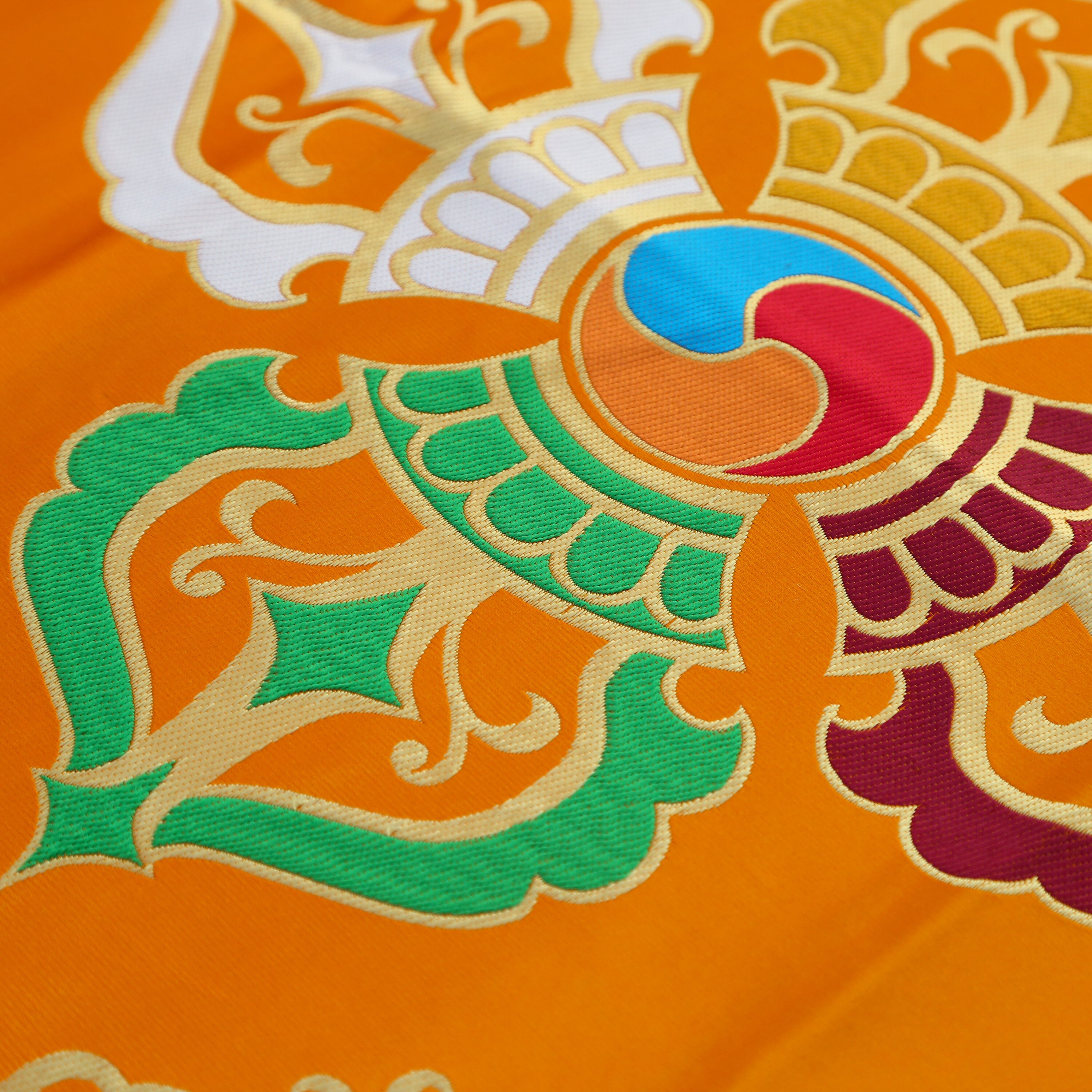 Tibetan Cross Vajra Silk Brocade Altar Cloth, Buddhist Shrine Table ...