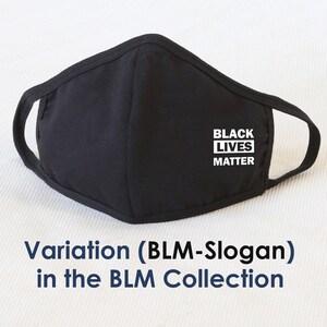 3-pack Bundle BLM Reusable Cloth Face Mask Covering, Black Lives Matter ...