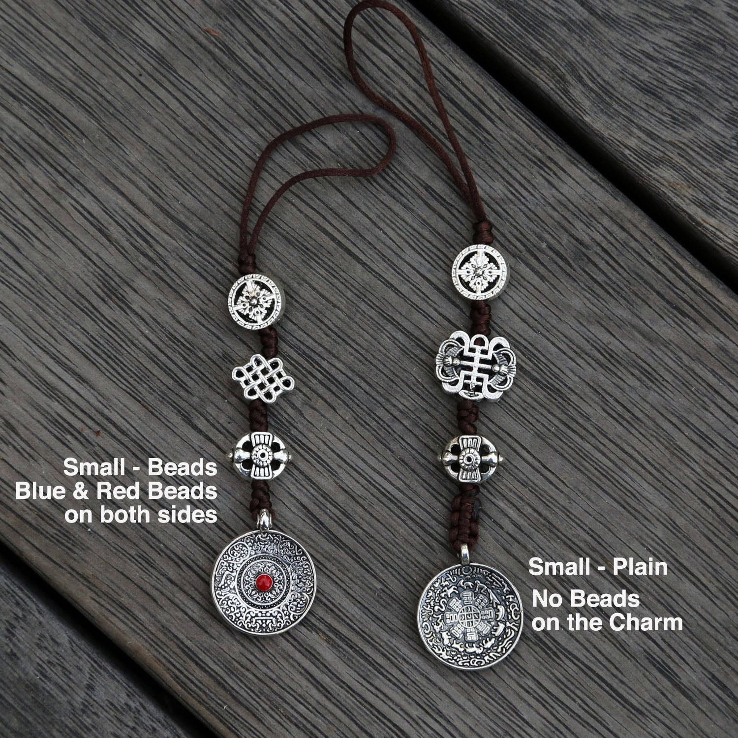 Silver Color Talisman Protection Zipper Charm Keychain Lanyard Bag ...