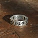 Chain-style Tibetan Prayers Symbols Buddhism Sterling Silver Ring ...