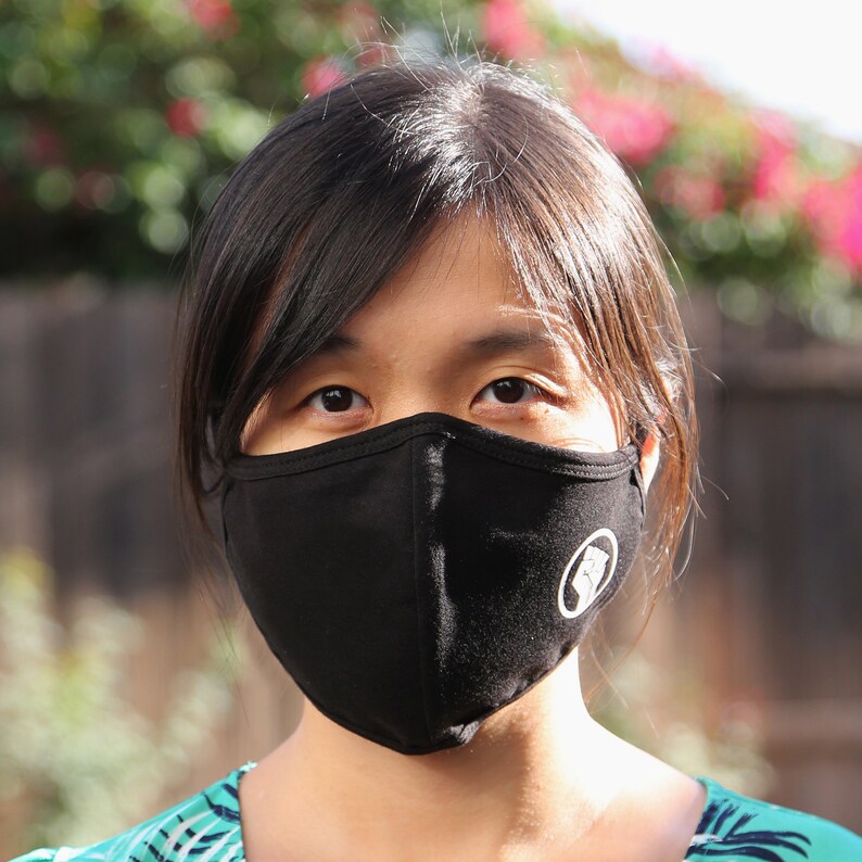 BLM Fist Logo Cotton Face Mask, Reusable Activist Mask - Etsy