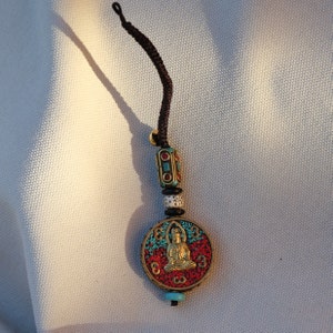 Tibetan Buddhist Buddha Protection Keychain Bag Charm Zipper Charm ...