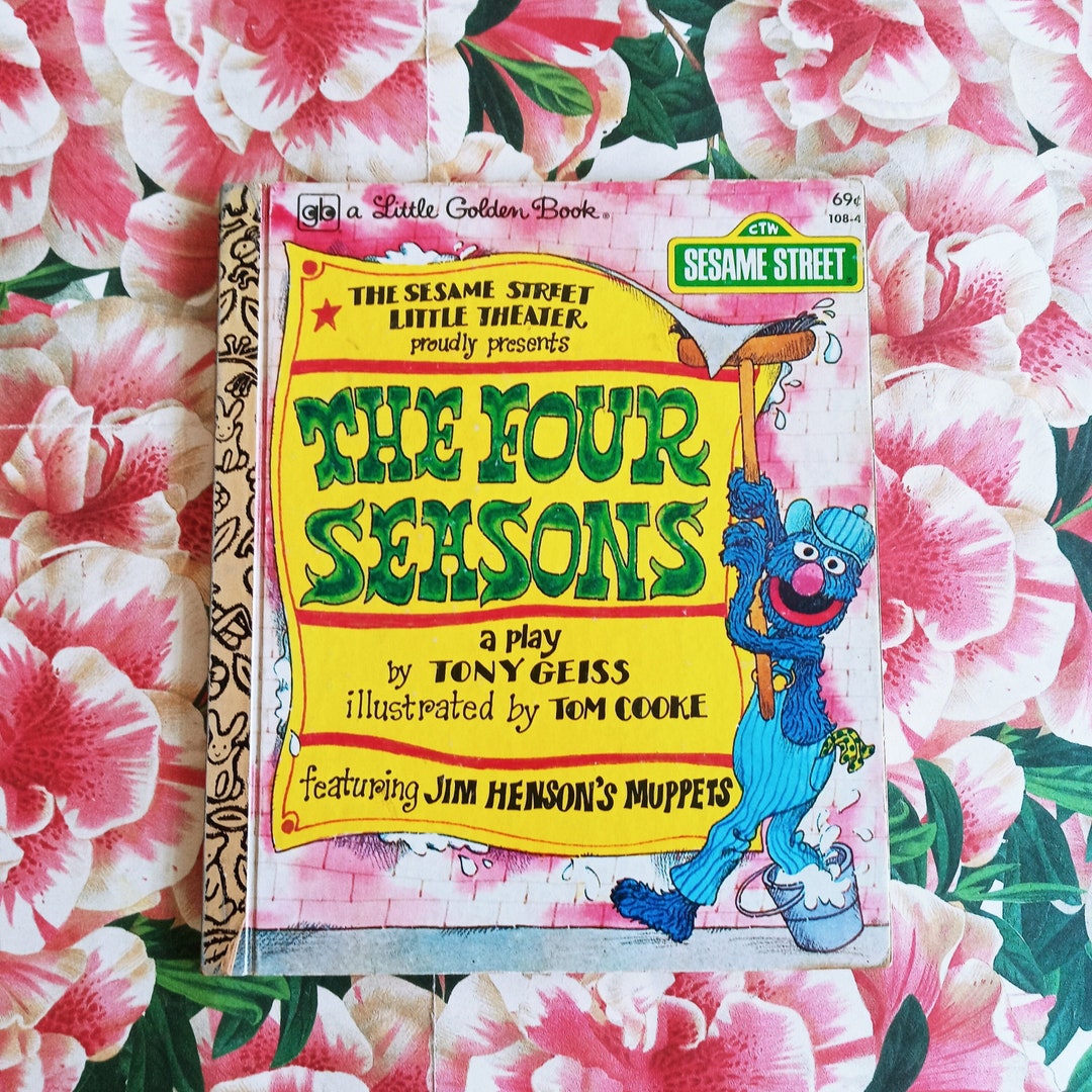 Vintage Children's Book ~ the Sesame Street Little Theater Presents the ...