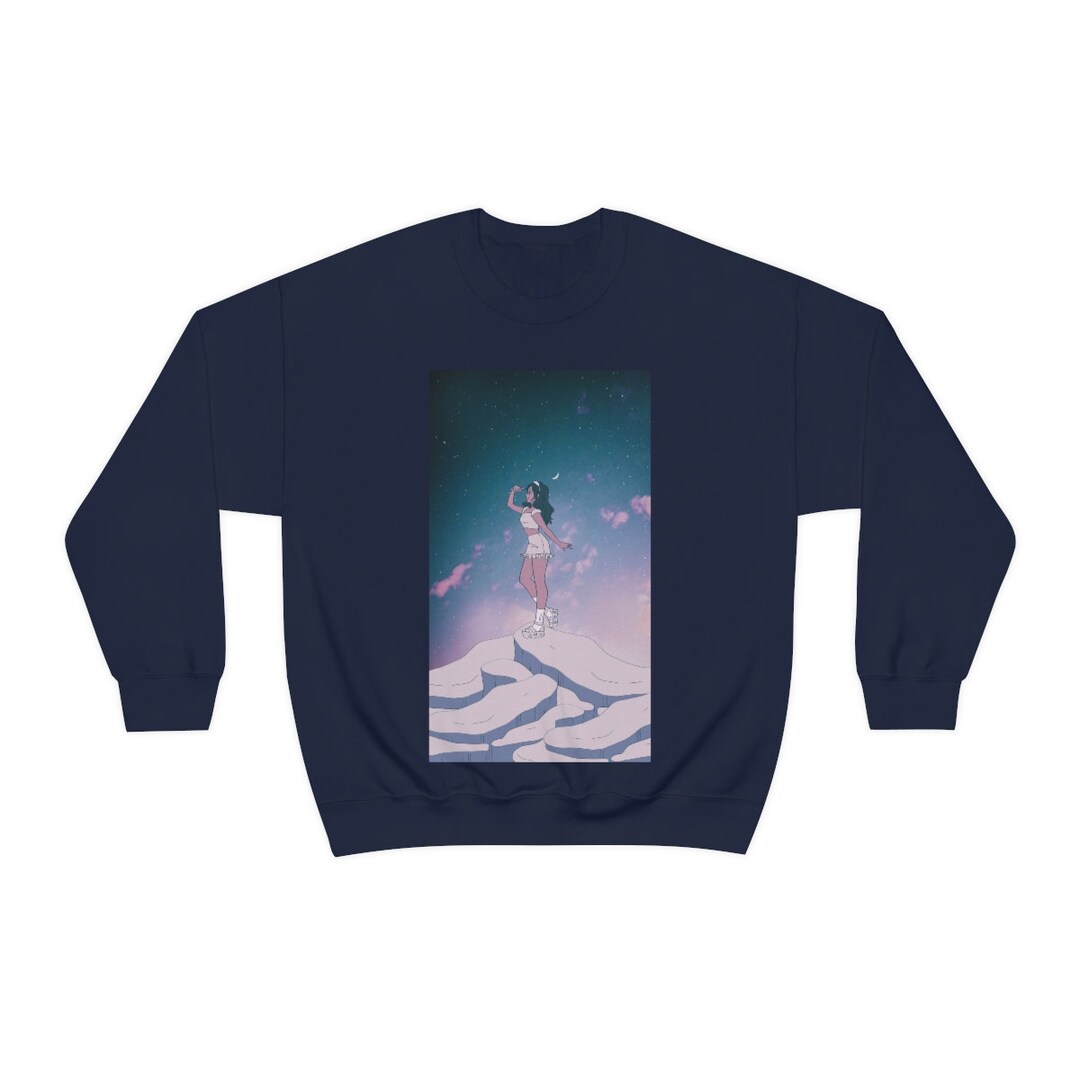 Anime Girl Sweater - Etsy