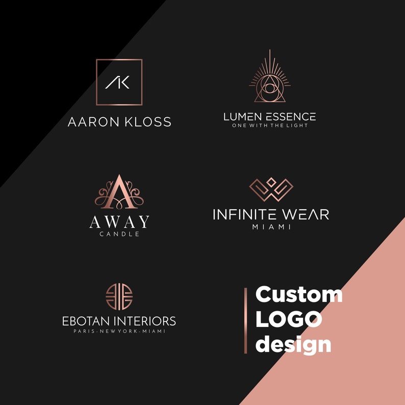 Aesthetic Logo Logo Design Business Logo Design Custom - Etsy