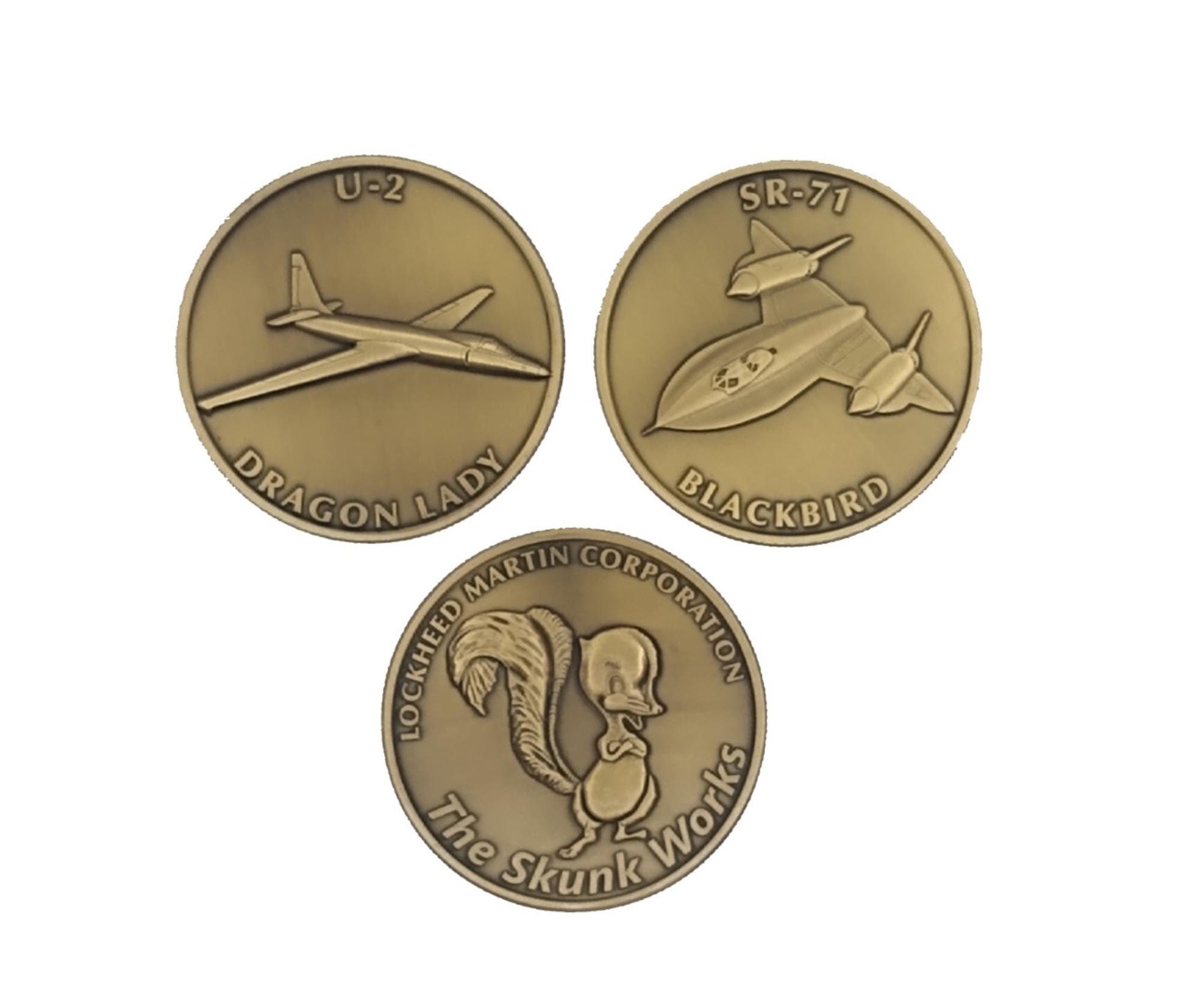 Lockheed Skunk Works Spy Plane Challenge Coin Collection GRP-0152 - Etsy