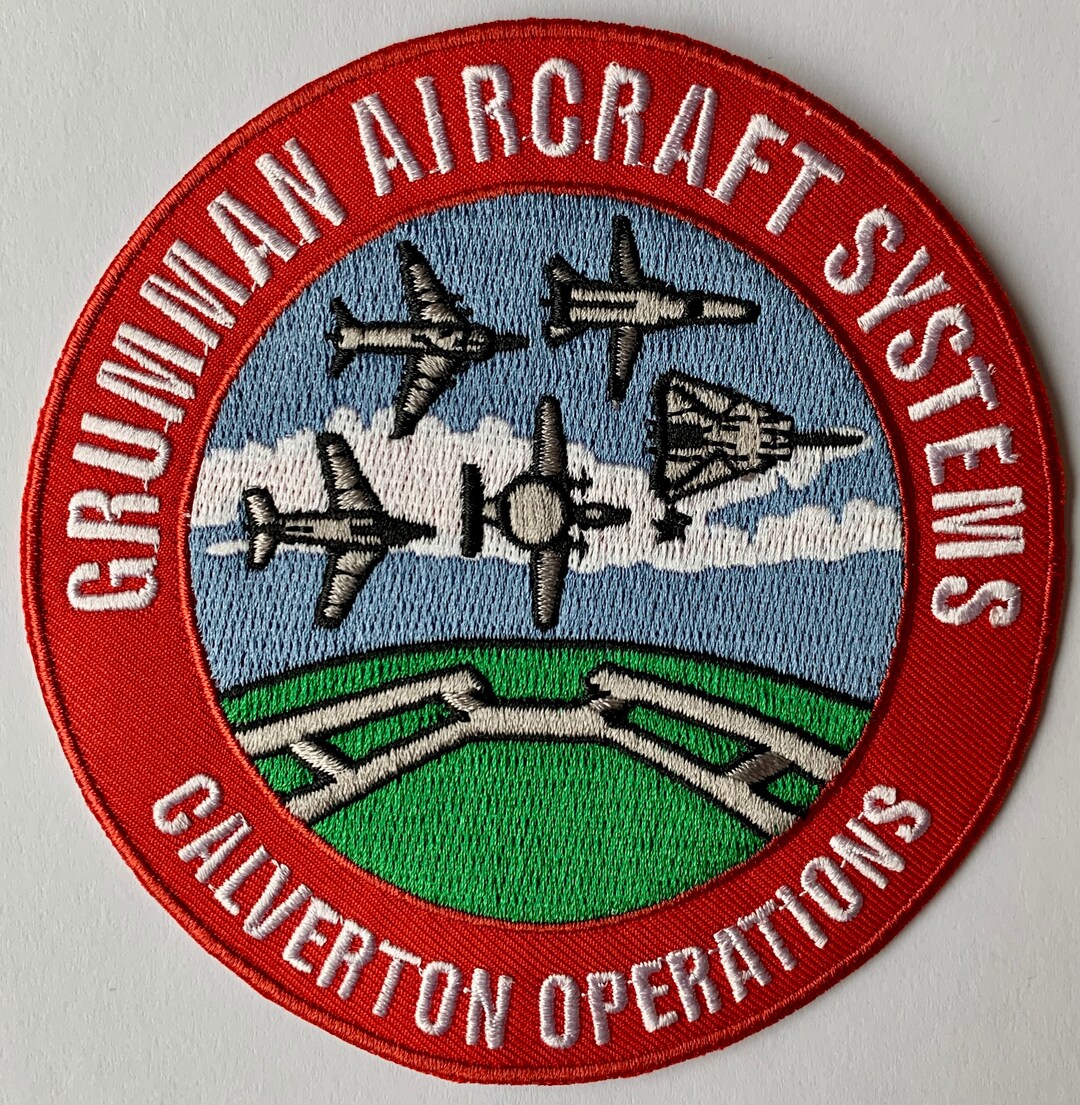 Grumman Aircraft Embroidered Iron-on Patch, 4" PAT-0144 - Etsy
