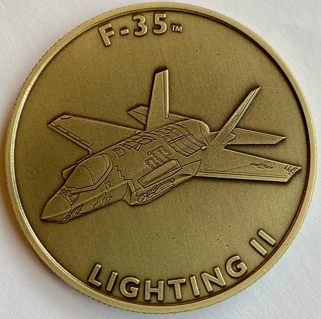 Lockheed Martin F-35 Lightning II Challenge Coin CC-F-35 - Etsy