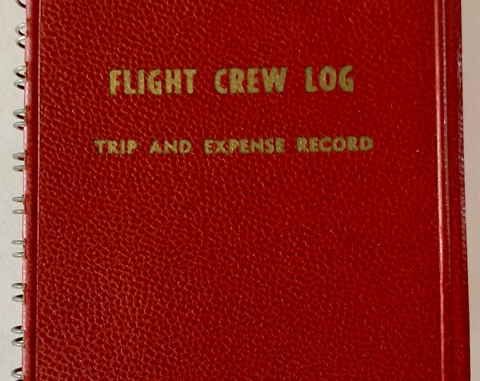 Flight Crew Log/trip & Expense Record, 1964 LIT-0107 - Etsy