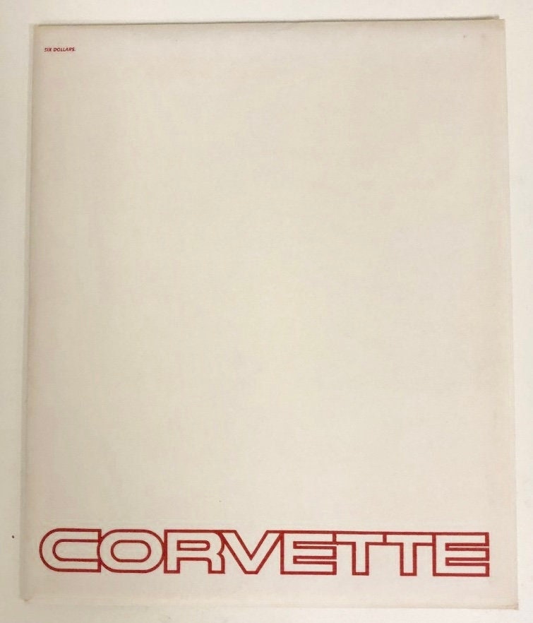 3 Vintage Corvette Dealer Brochures 1983 1997 & 1999 - Etsy
