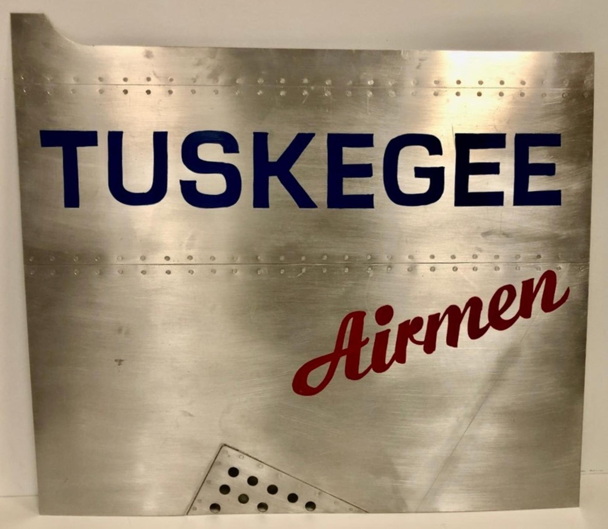 Riveted Aircraft Aluminum Nose Art Panel Tuskegee Airmen WWII - Etsy