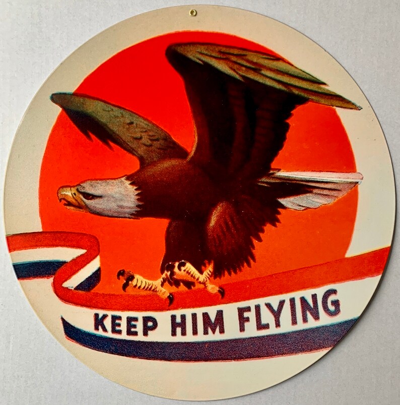 Home Front WWII Eagle Metal Sign SIG-0182-A - Etsy