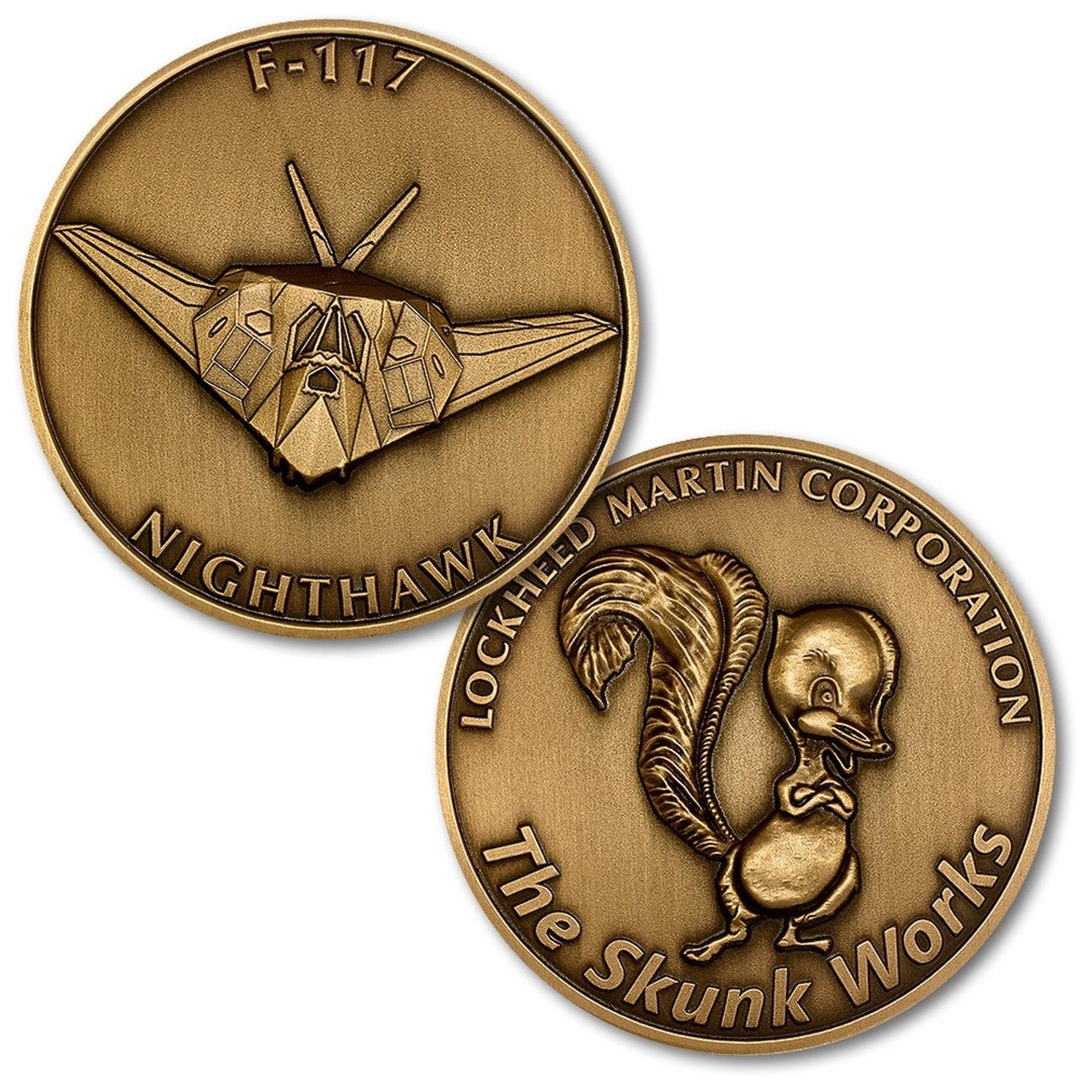 Lockheed Skunk Works F-117 Challenge Coin CC-F-117 - Etsy