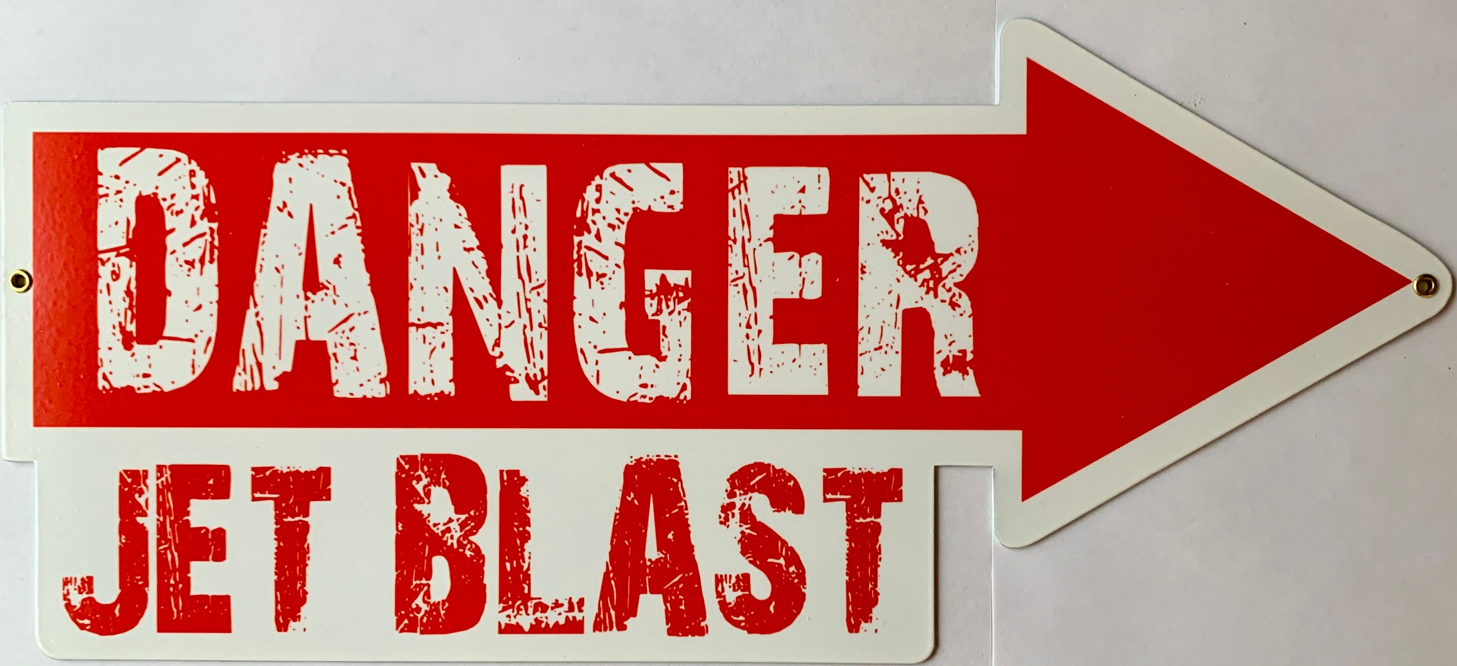 Danger, Jet Blast Metal Sign SIG-0508 - Etsy
