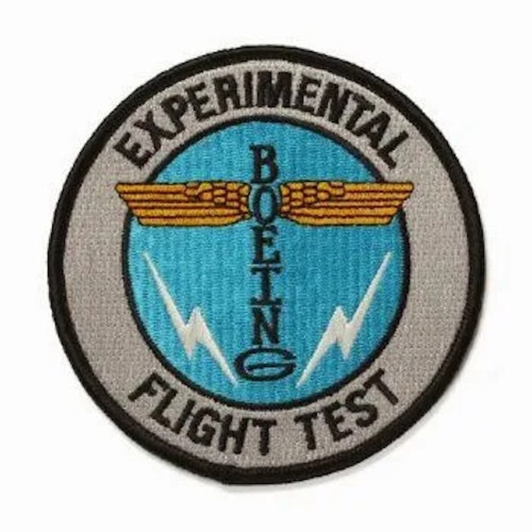 Boeing Experimental/test Flight Embroidered Patch, Vintage Aviation PAT ...