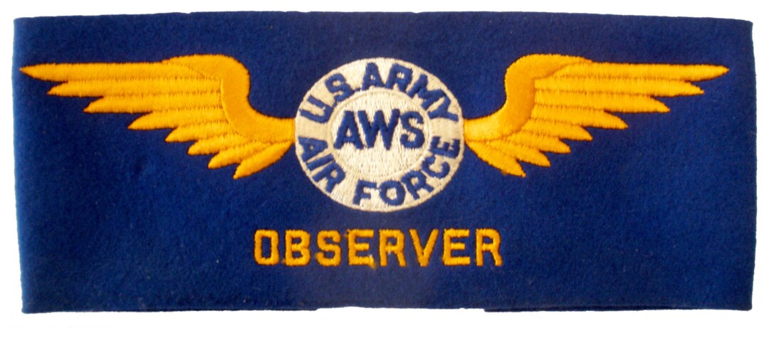 Original Vintage WWII USAF Observer Arm Band VIN-0101 - Etsy