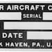 Reproduction Grumman Aircraft Data Plate, 1943-1978 DPL-0115 - Etsy