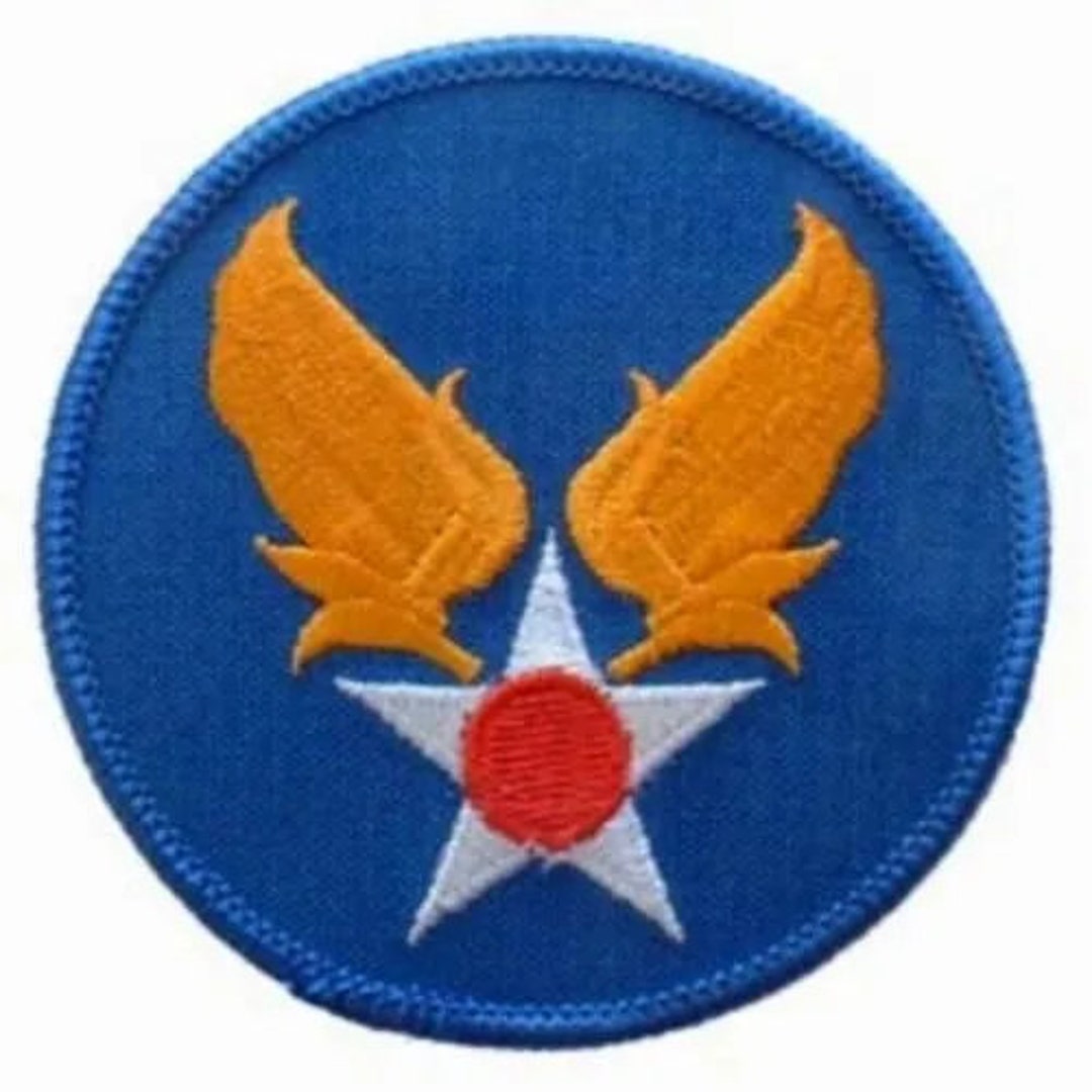 USAAF Embroidered Shoulder Patch, 3", WWII Aviation PAT-0118 - Etsy