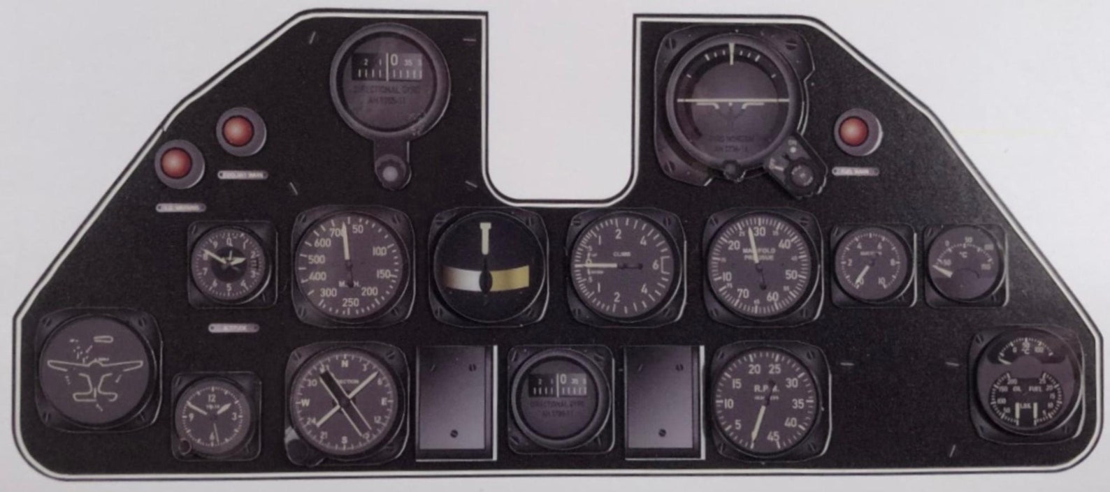 Miniature Curtiss P-40 Warhawk Instrument Panel MIN-P-40 - Etsy
