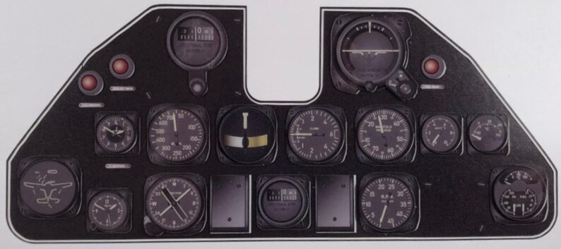 Miniature Curtiss P-40 Warhawk Instrument Panel MIN-P-40 - Etsy