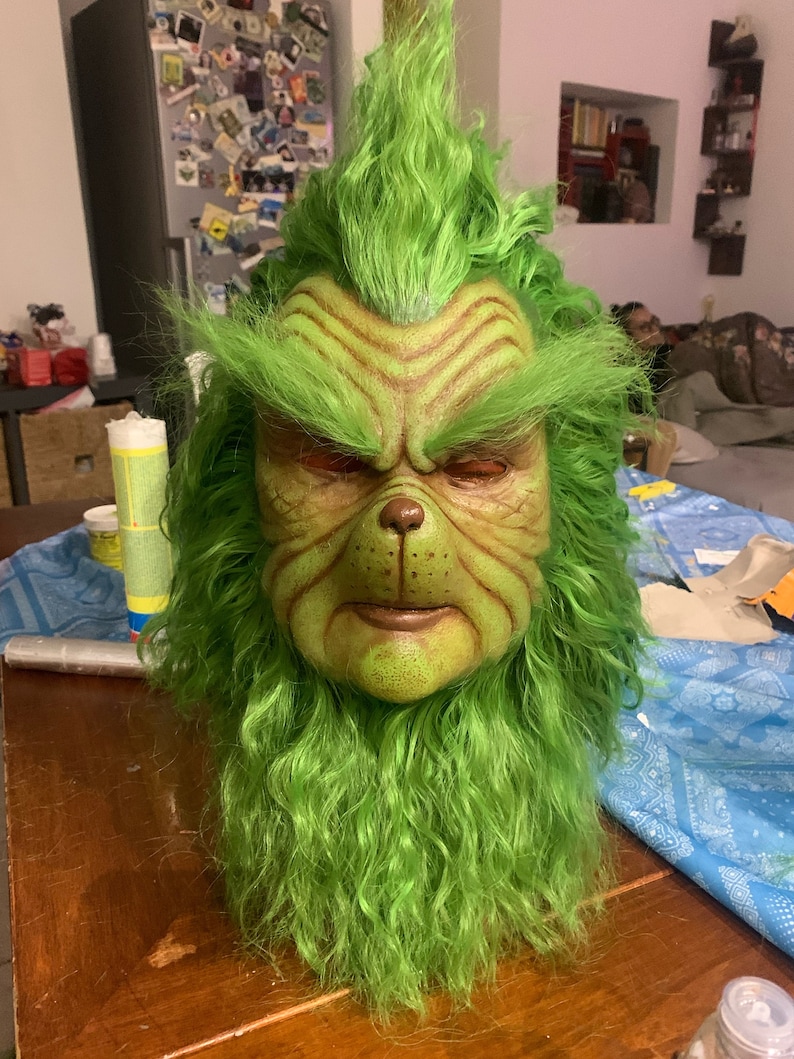 Green Christmas Monster - Etsy