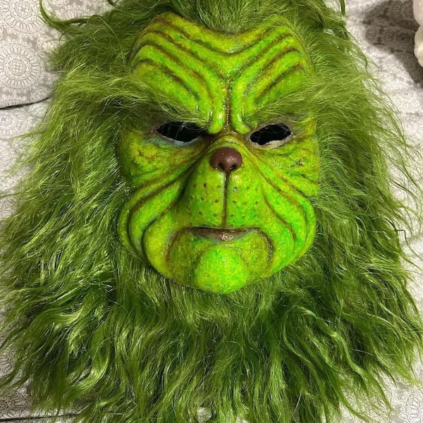 Grinch Mask - Etsy