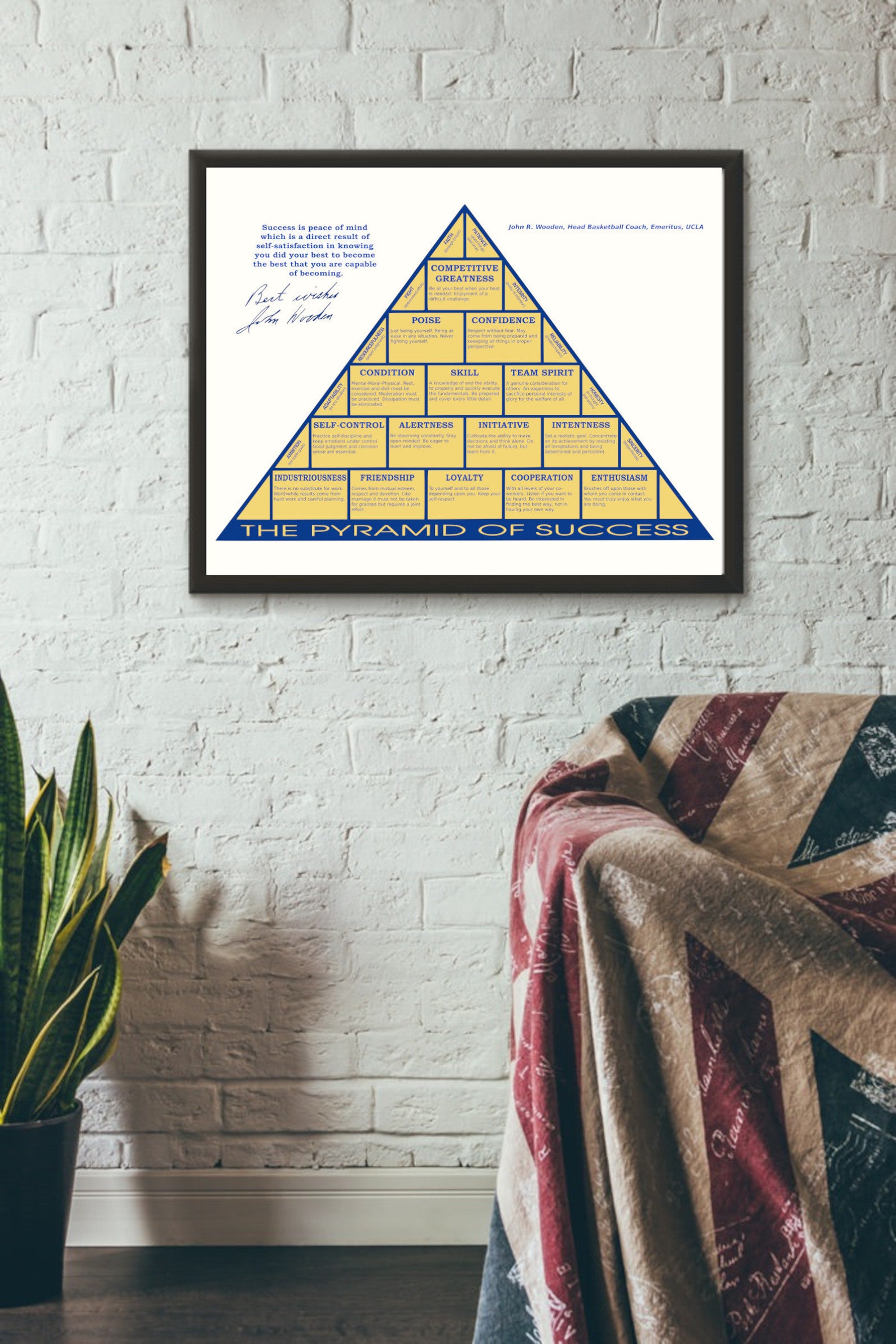 Ted Lasso Poster Ted Lasso Success Print Coach John Wooden Etsy