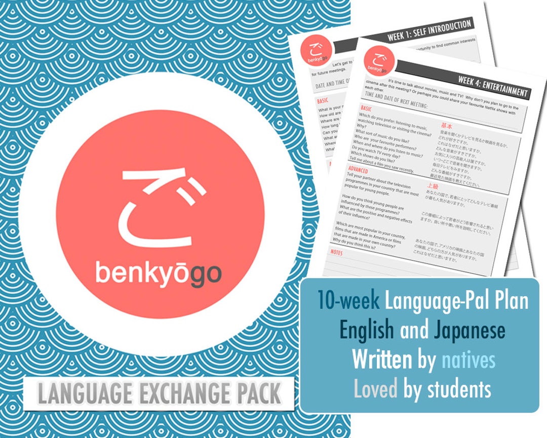 JAPANESE ENGLISH Language Exchange Pack Questions to Kickstart ...