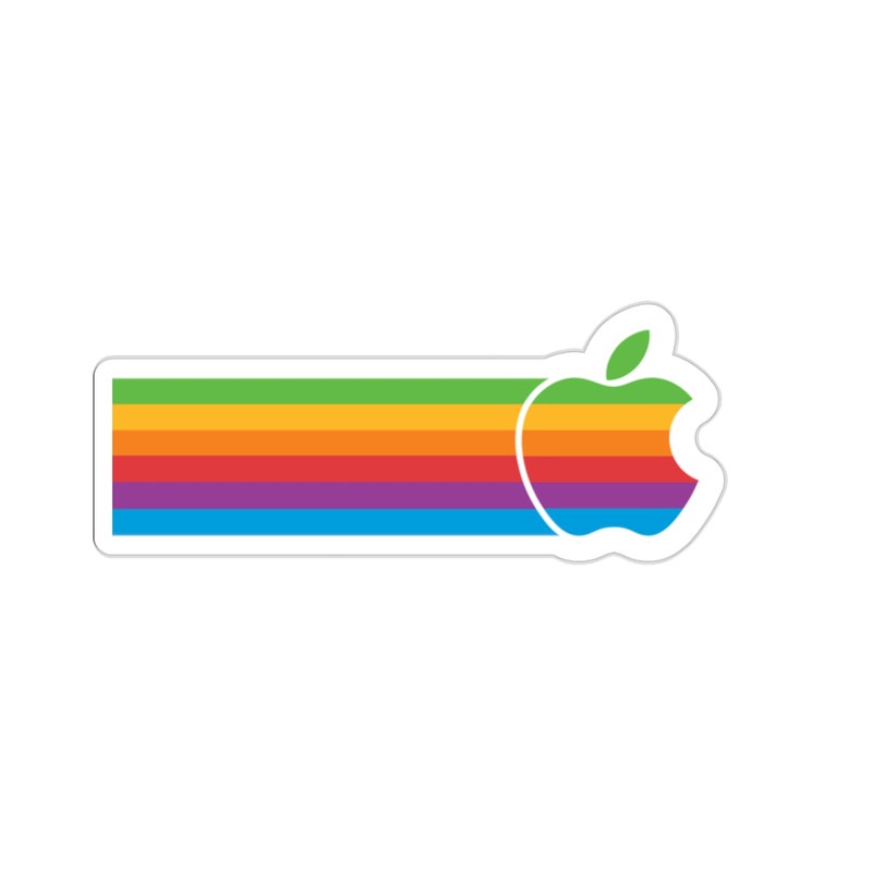 Apple Logo Stickers - Etsy