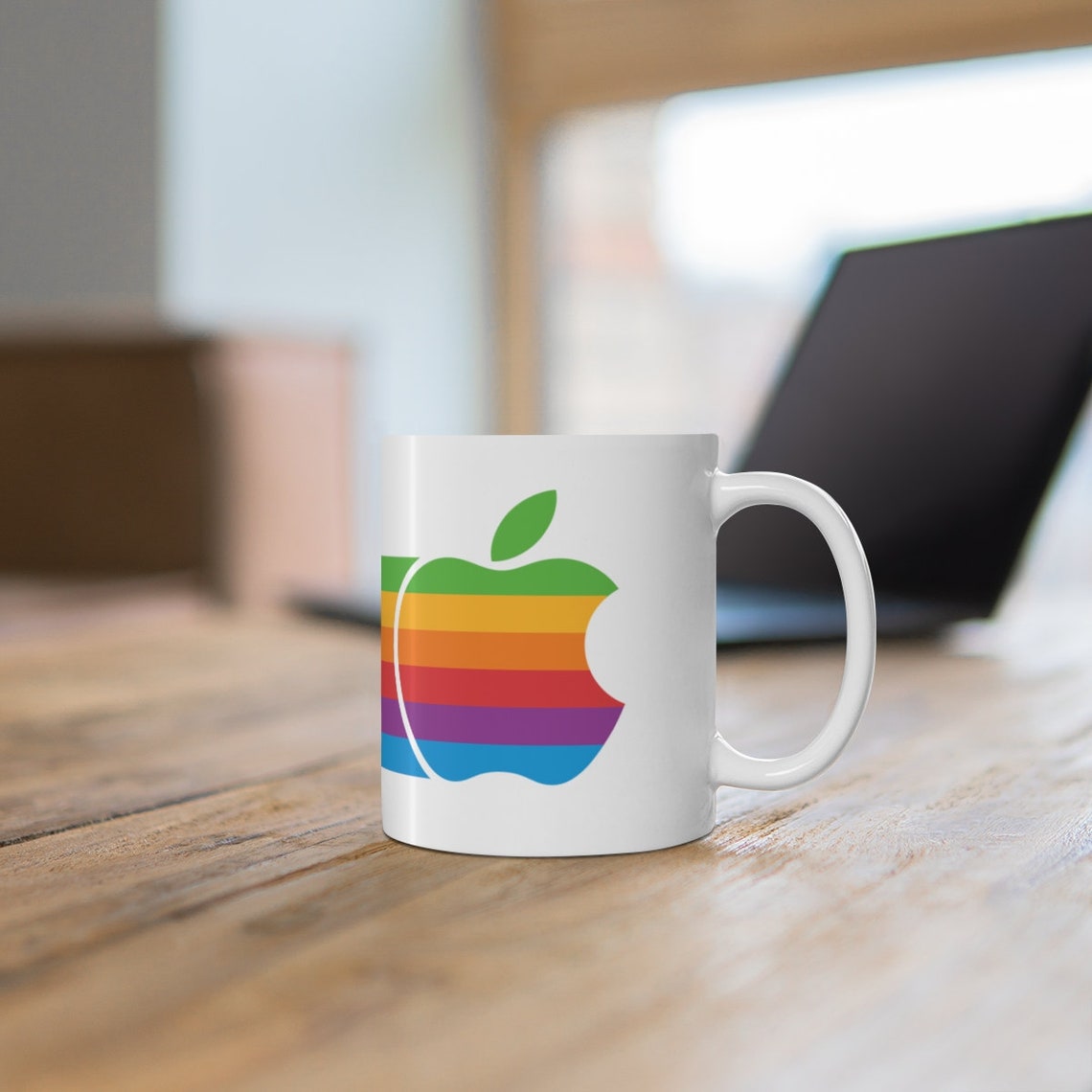 Apple 2 II Mac Macintosh, Rainbow Logo Version 2, Christmas Gift ...