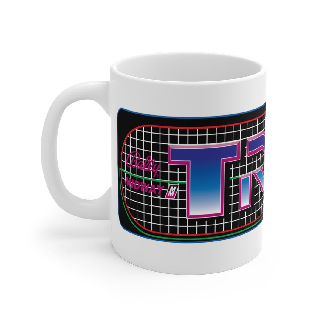 Tron Arcade Ceramic Coffee Cup Mug Bally Midway 11 Oz, Christmas Gift ...