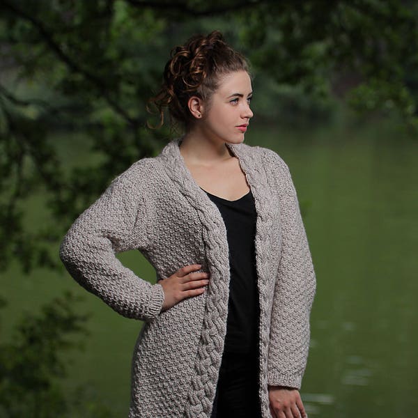 Hand Knit Jacket - Etsy