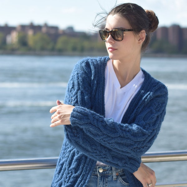 Hand Knit Jacket - Etsy