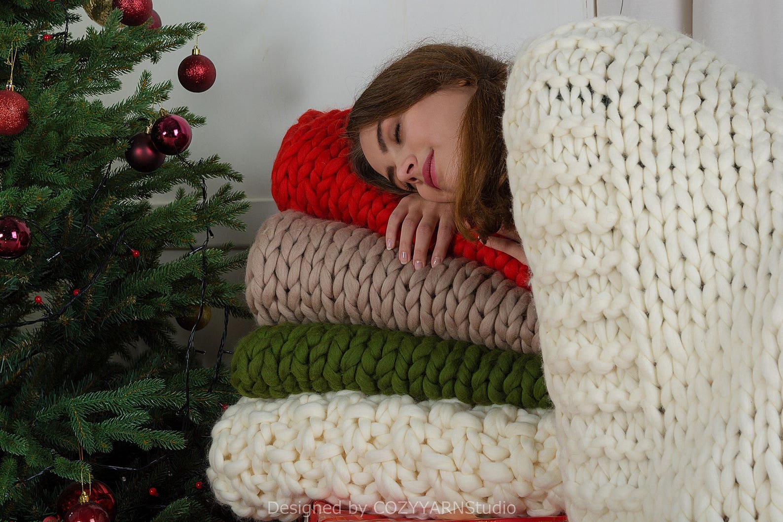 Super Chunky Knit Blanket Giant Knit Merino Wool Blanket | Etsy