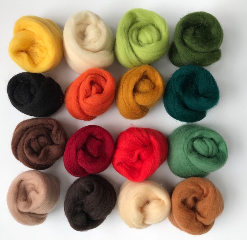 Merino Wool Roving Chunky Wool Felt Merino Wool Fabric Samples Felting ...