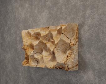 CNC File for Wood, 3d STL, Wall Panel Decor, Wavy Waves Voronoi Model ...