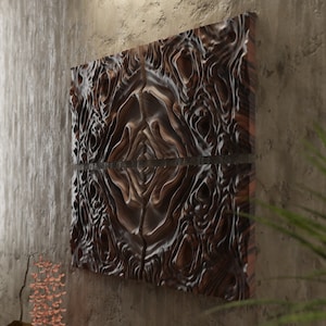 Unique CNC Wall Art, STL File, 3D Panel for CNC Carving, Wall Decor ...