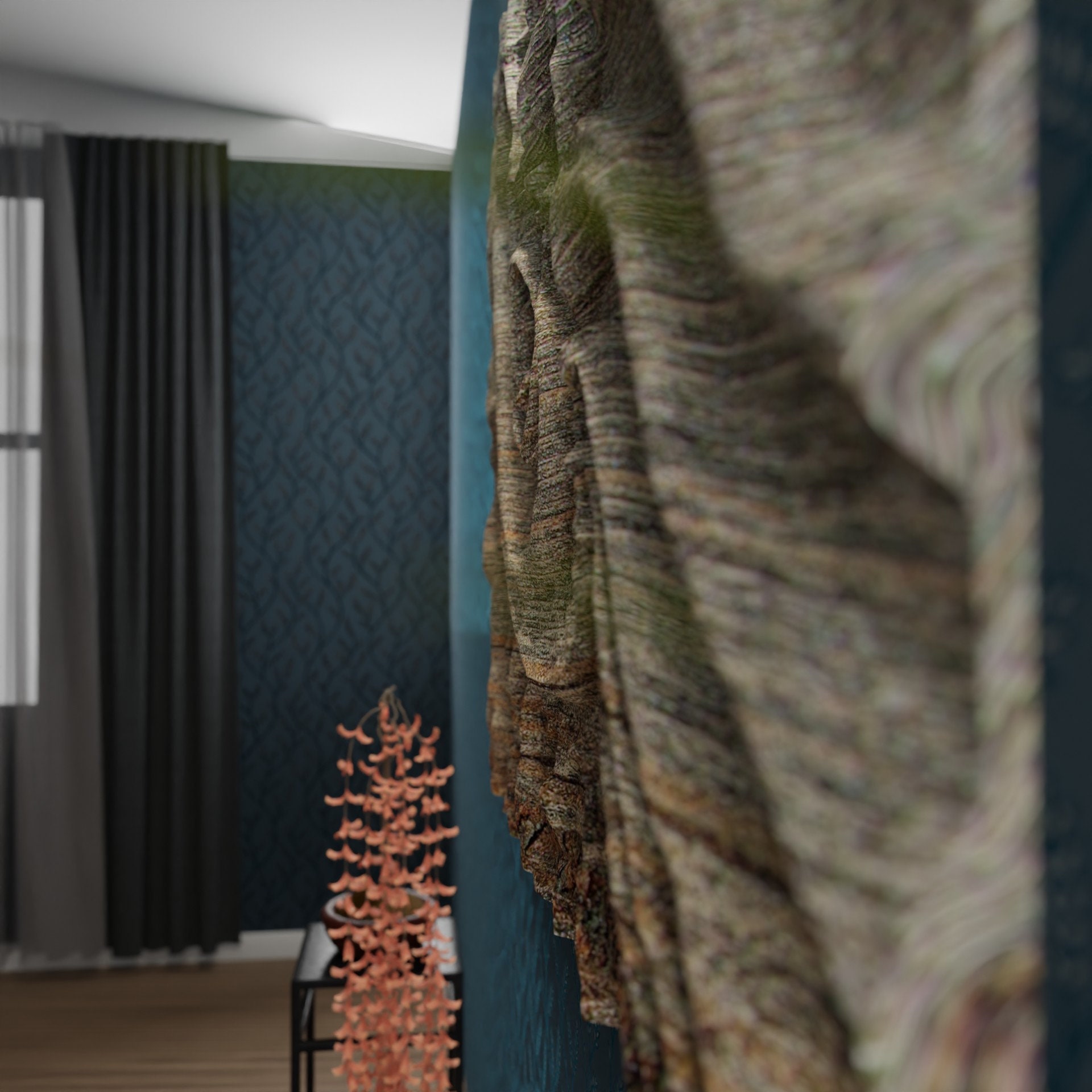 3d STL File, Abstract Wall Panel Decor, Wavy Model for CNC Carving - Etsy