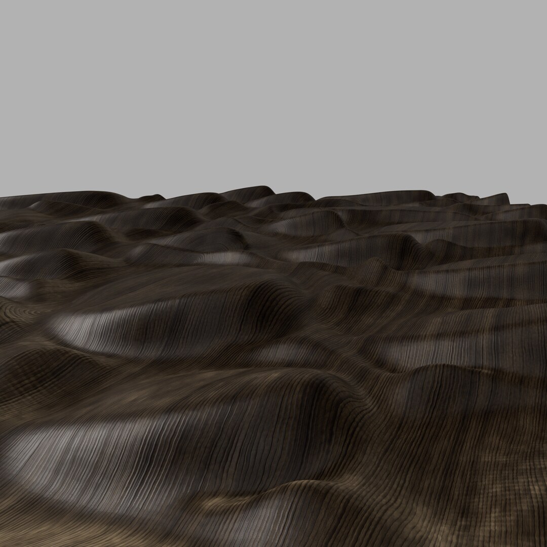 CNC File for Wood 3d STL Wall Panel Decor Wavy Waves Model - Etsy