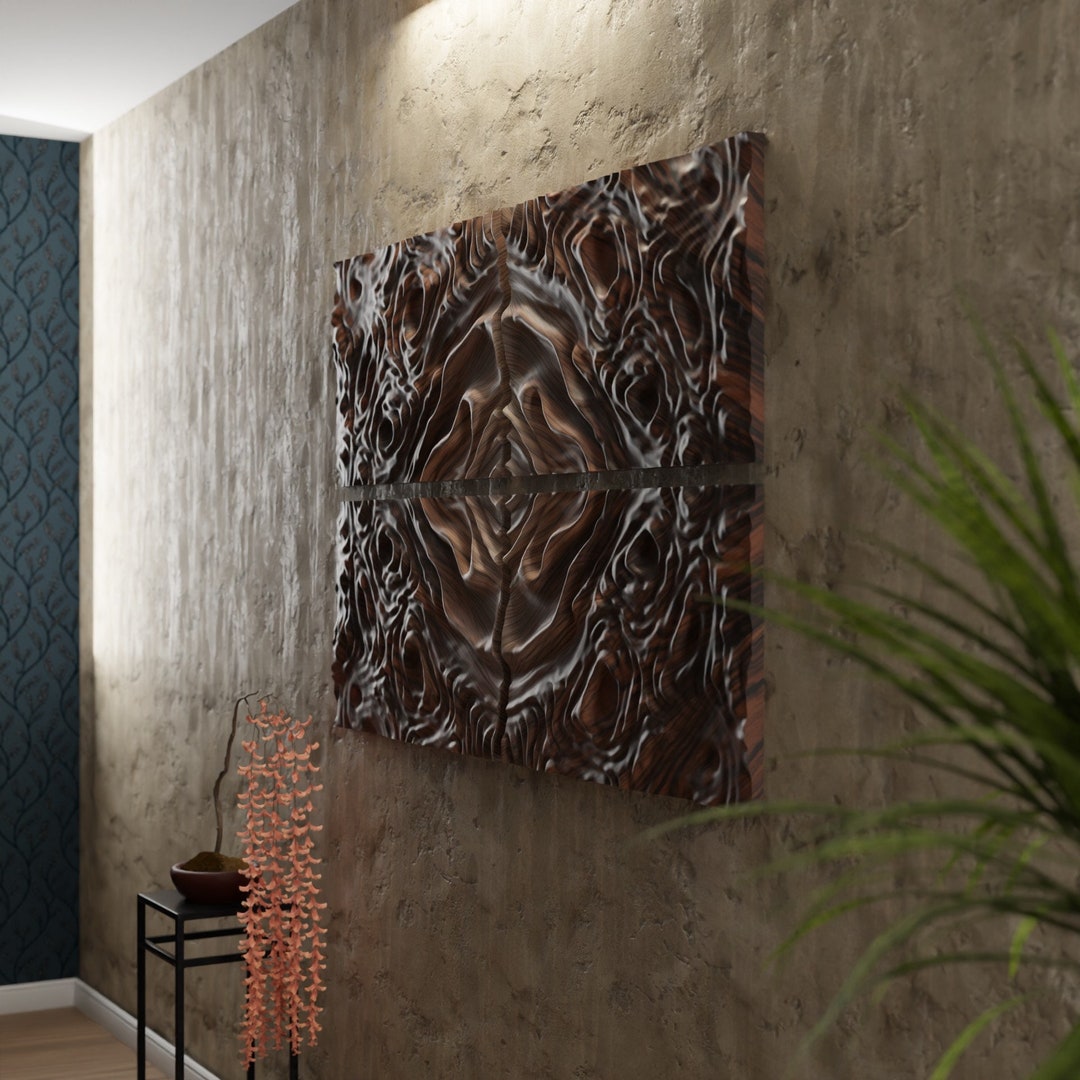 Unique CNC Wall Art, STL File, 3D Panel for CNC Carving, Wall Decor ...