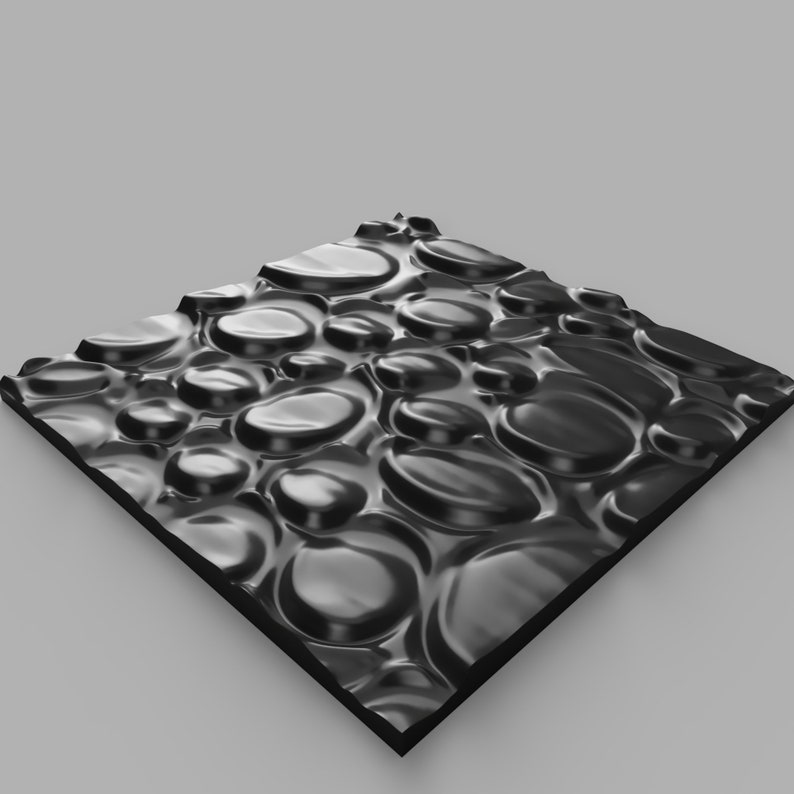 CNC File for Wood 3d STL Wall Panel Decor Wavy Waves Model - Etsy