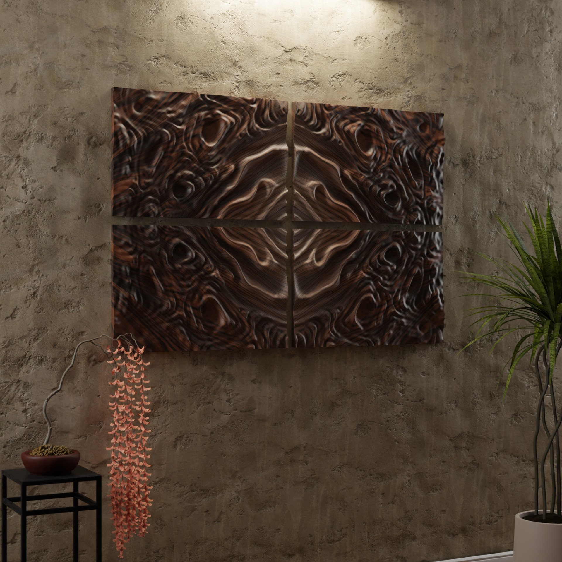 Unique Cnc Wall Art Stl File 3d Panel For Cnc Carving Wall Decor