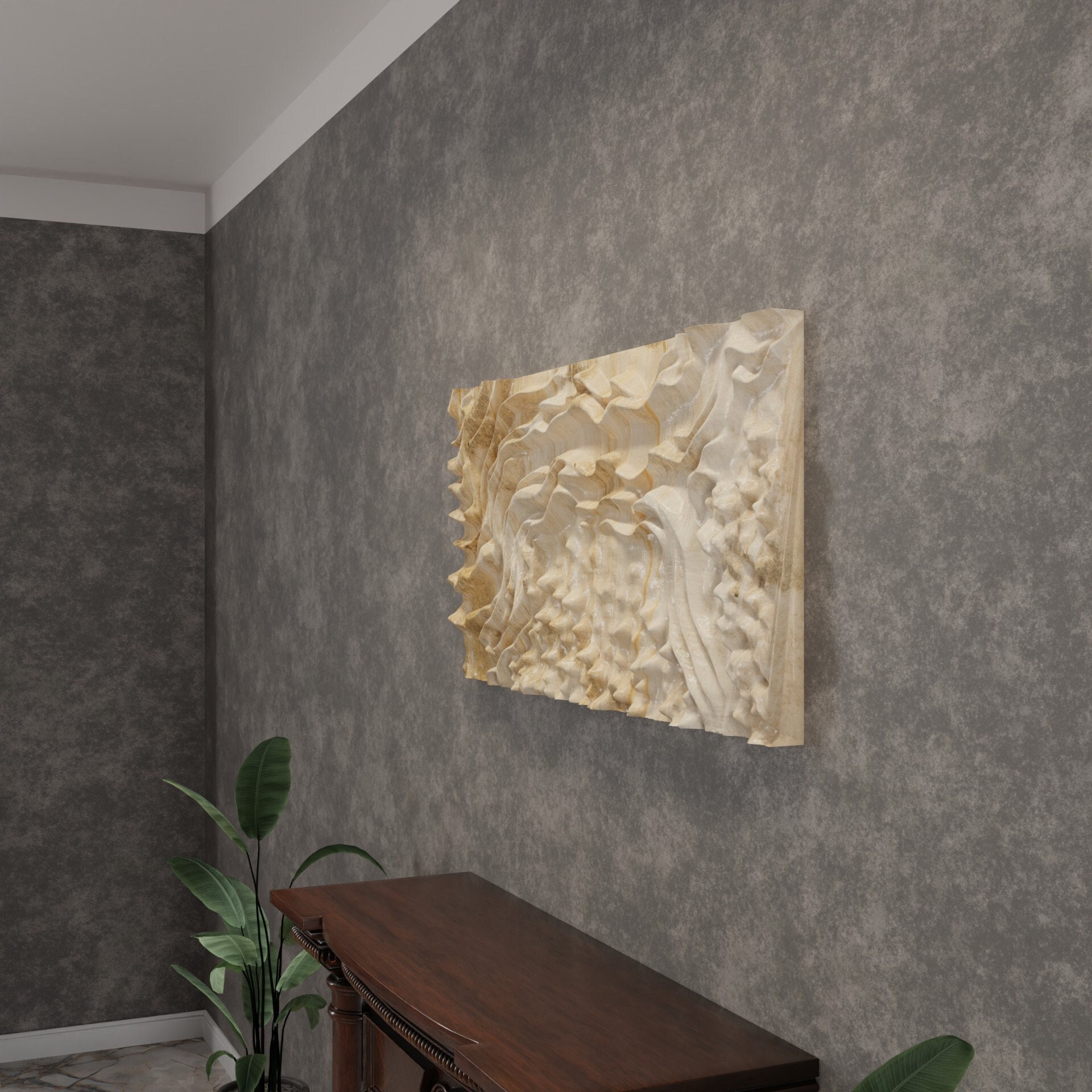 Unique CNC Wall Art, STL File, 3D Panel for CNC Carving, Wall Decor ...