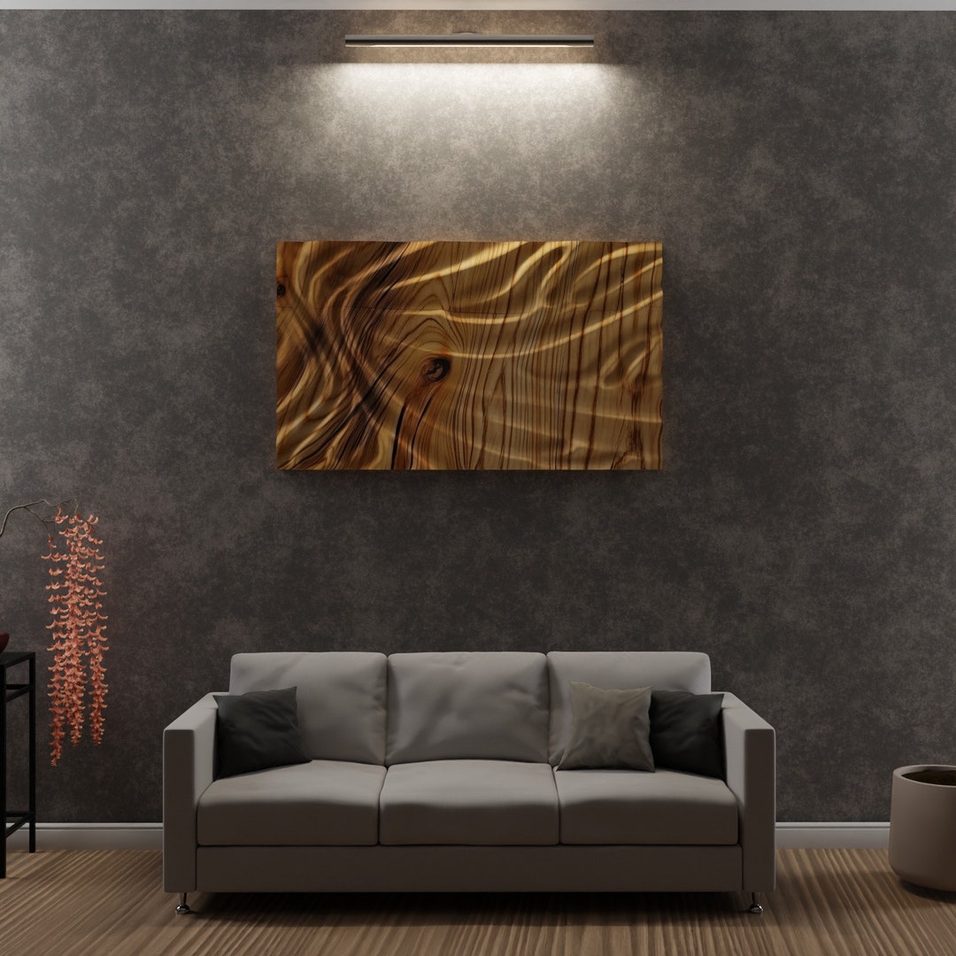 3d STL File Abstract Wall Panel Decor Wavy Model for CNC - Etsy