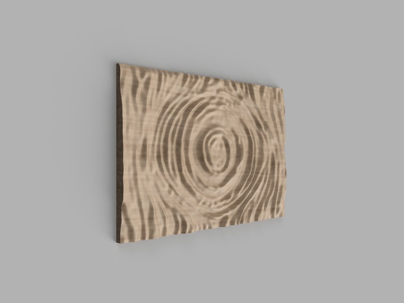 3d STL File Wall Panel Decor Wavy Model for CNC Carving or - Etsy